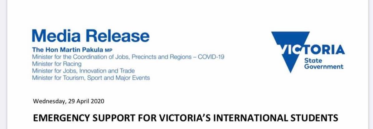 Emergency Support For Victoria’s International Students – Sydney Metro College